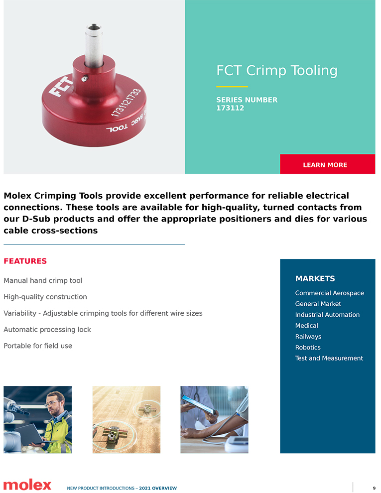 FCT Crimp Tooling - 上海涛融实业有限公司