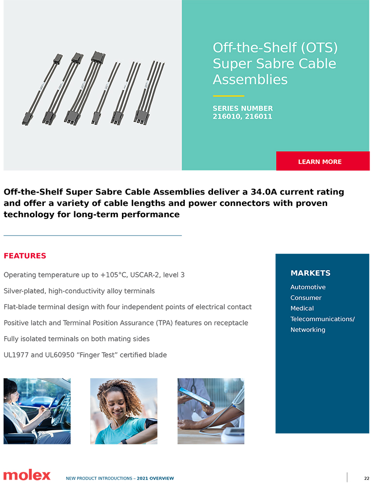 Off-the-Shelf (OTS) Super Sabre Cable Assemblies - 上海涛融实业有限公司